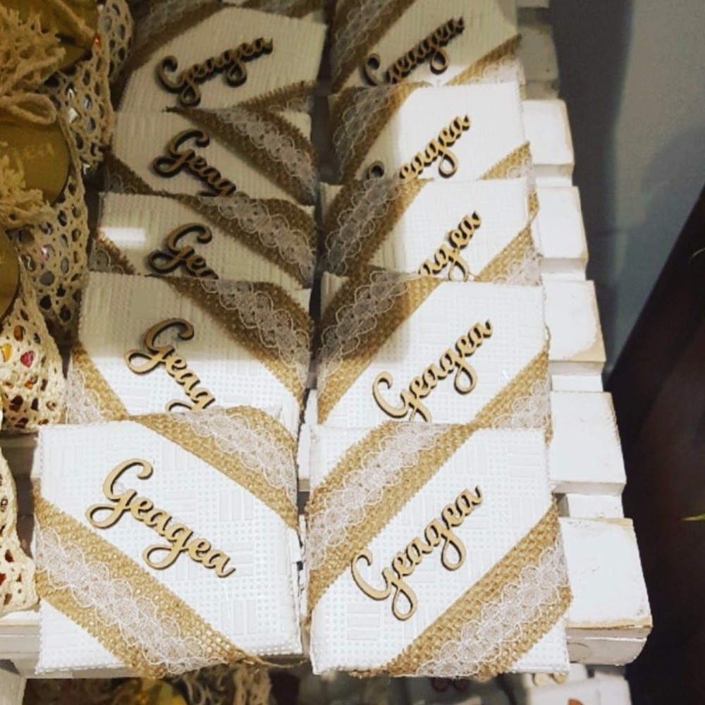 Custom Made Wooden Letters Tags, for Chocolate Bars Decoration ...