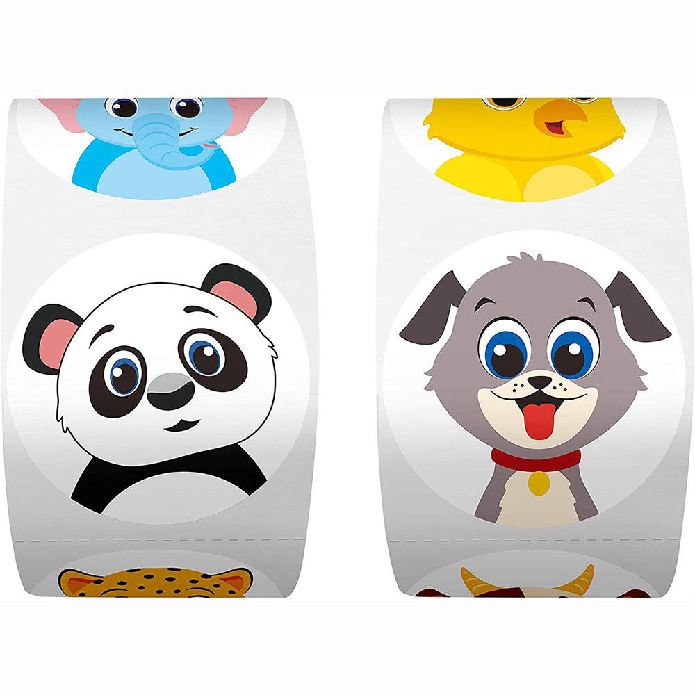 100-500pcs Cute Panda Animals Stickers for Kids Children School ...