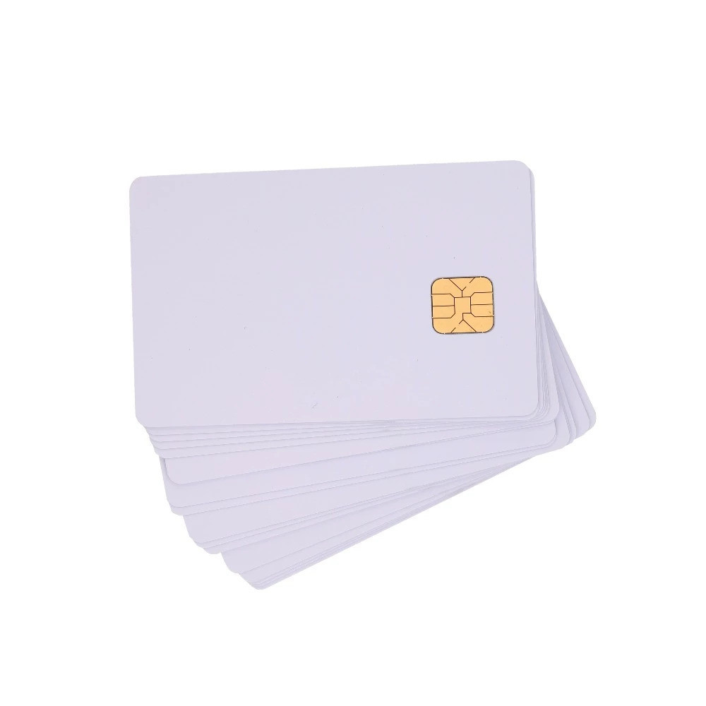 4428 Chip Smart Contact IC Cards Blank PVC IC Cards 13.56MHZ 2.5-10cm ...