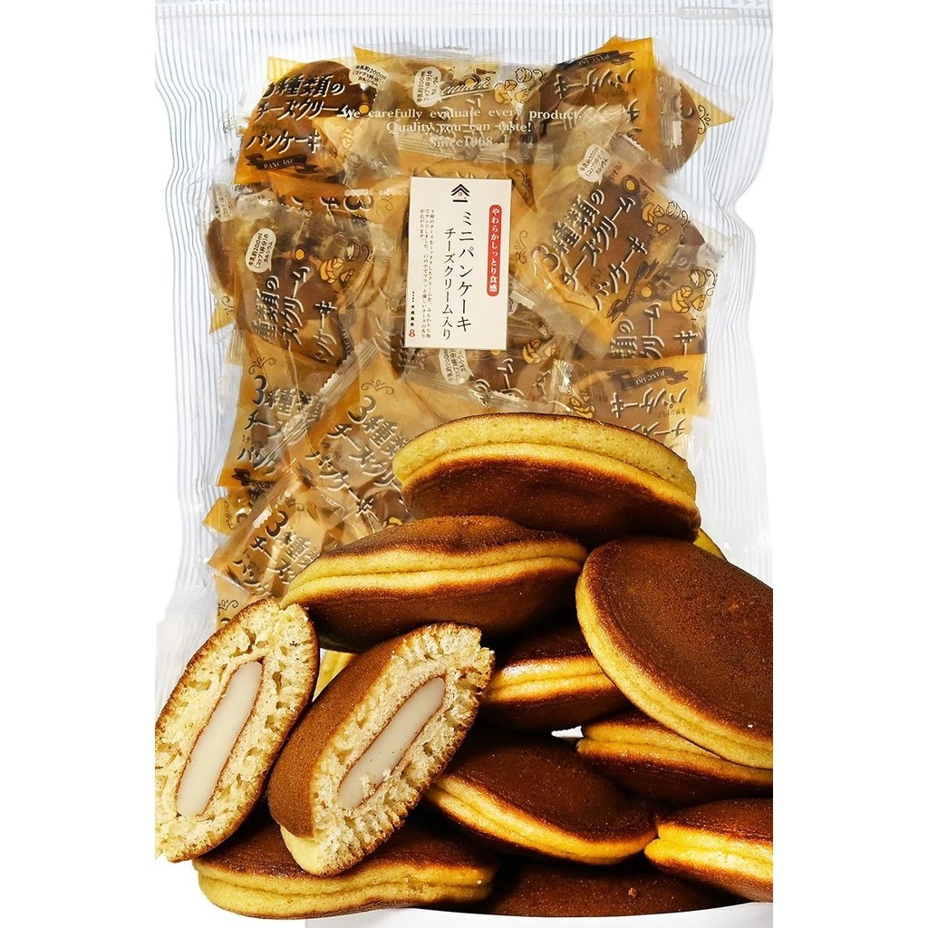 Dorayaki Japanese Sweets Assortment [Cheese Cream Pancakes Made with 3 ...