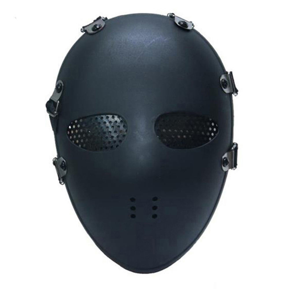 Tactical Paintball Combat Mask Hunting Airsoft CS Games Full Face Steel ...