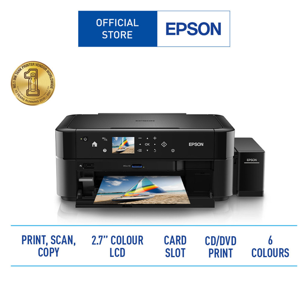 Epson Ecotank L850 A4 Multi Function 6 Colour Photo Ink Tank Printer 5799