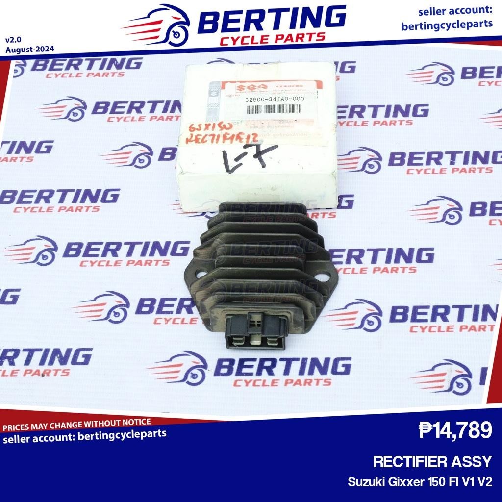 SGP RECTIFIER ASSY Suzuki Gixxer 150 FI V1 Genuine 32800-34JA0-000 ...