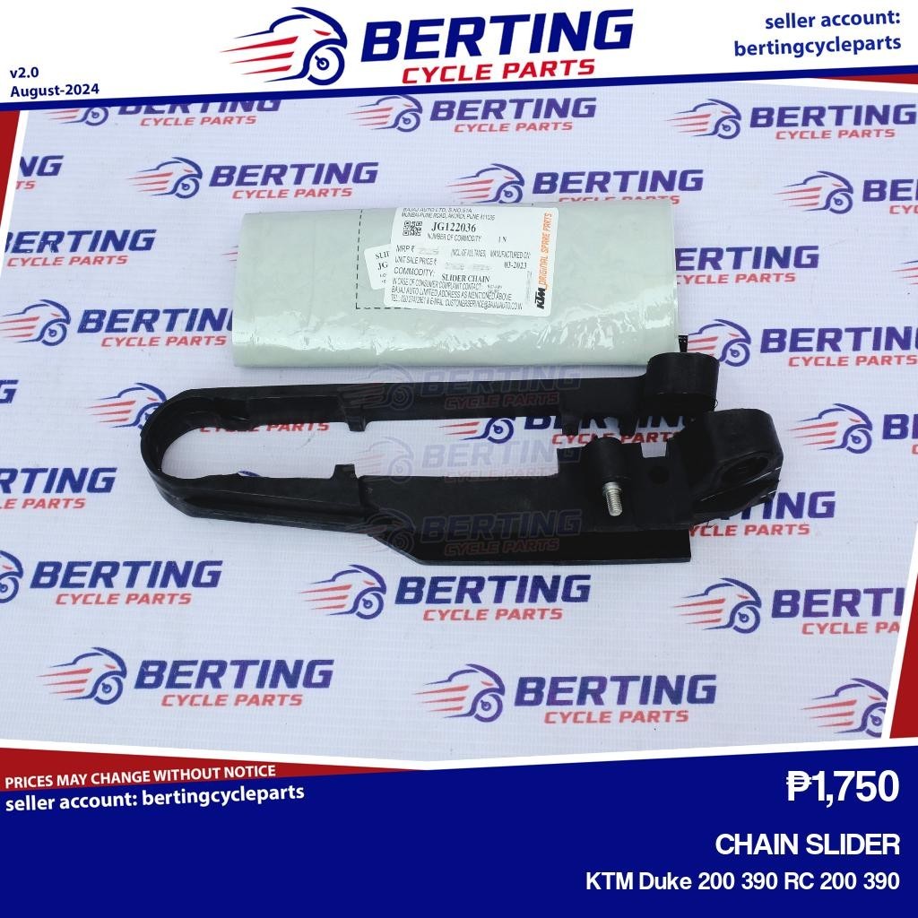 KTM CHAIN SLIDER Duke 200 390 RC 200 390 Genuine JG122036 OR JG122039 ...