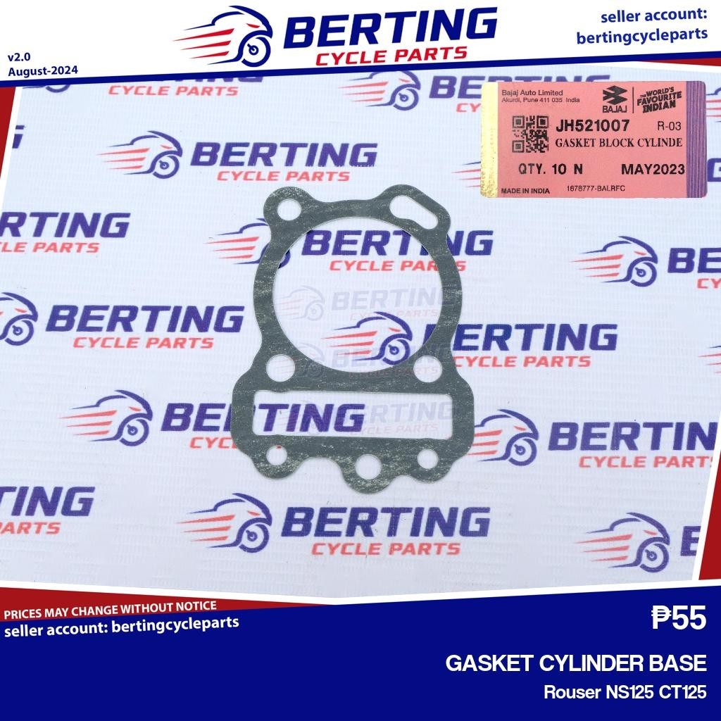 GASKET CYLINDER BASE Rouser NS125 CT125 CT150 NEW w/ USB Genuine ...