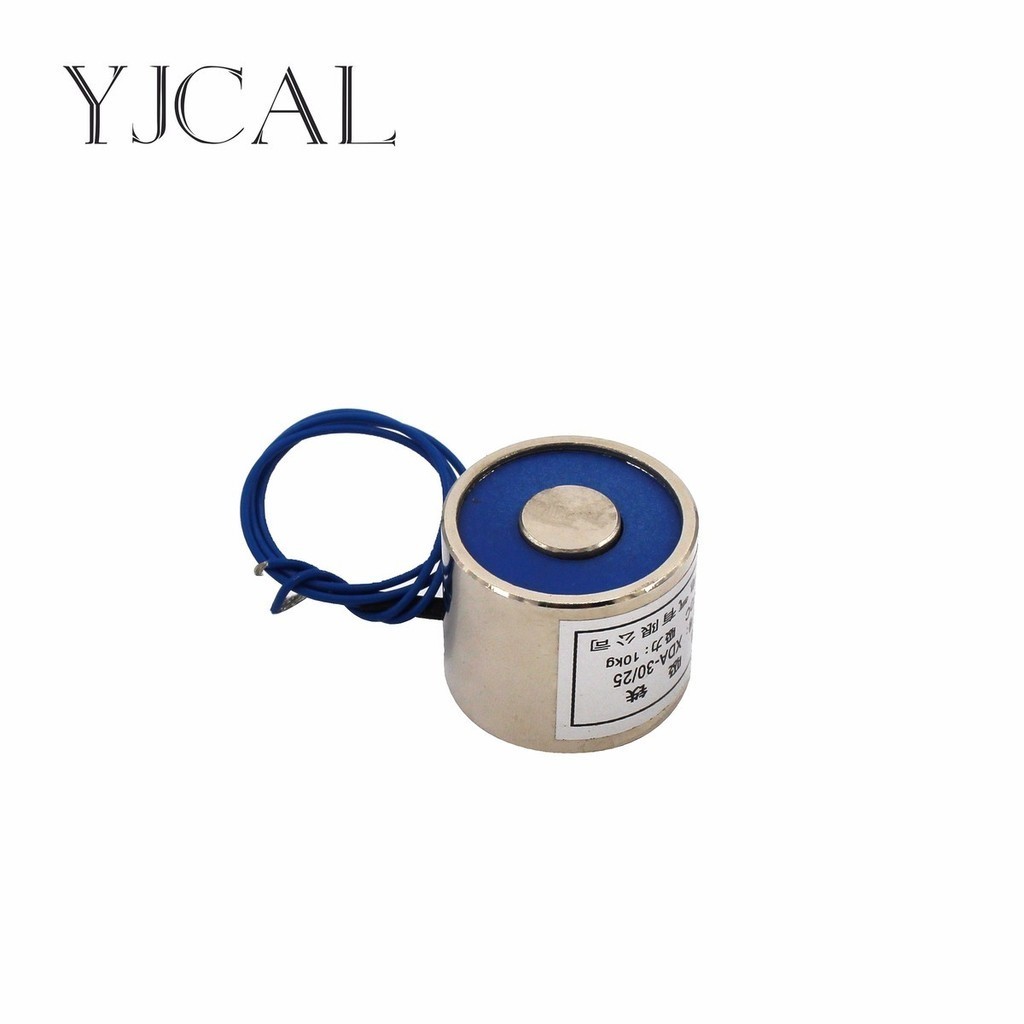 ⊰YJ-30/25 DC 12V 24V Circular Micro Holding Electric Magnet Lifting ...