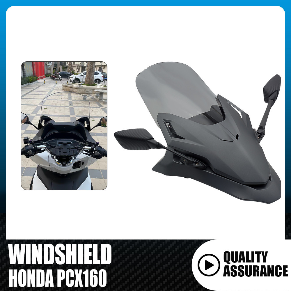 유Motorcycle Racing Front Windshield Wind Deflector For HONDA PCX160 ...
