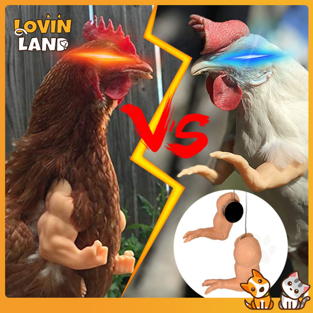 Lovinland Fighting Chicken Arm Prank Chicken Arm Toy Dinosaur Hand ...