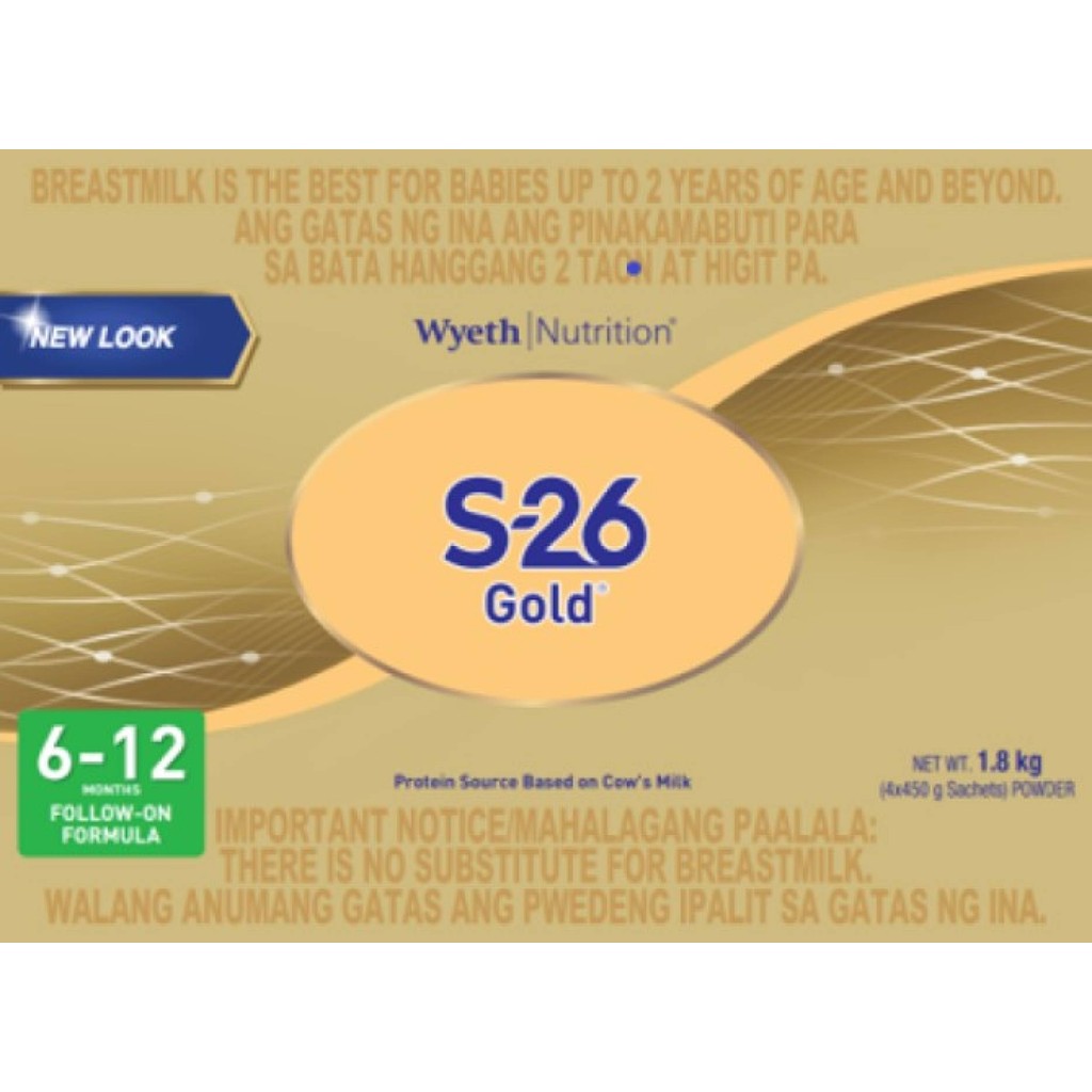 S26 Gold 2 Milk Supplement for Infants 6-12 Months 1.8 kg (450 g x 4) Powder | Shopee Philippines