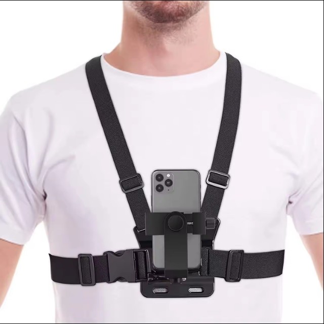 Mobile Phone Chest Strap Mount GoPro Chest Harness Holder for VLOG/POV ...