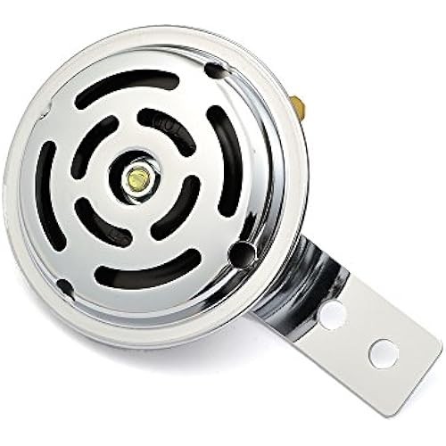 Daytona Motorcycle Horn 12V 70 Installation hole 6 Plated vortex 96225 ...