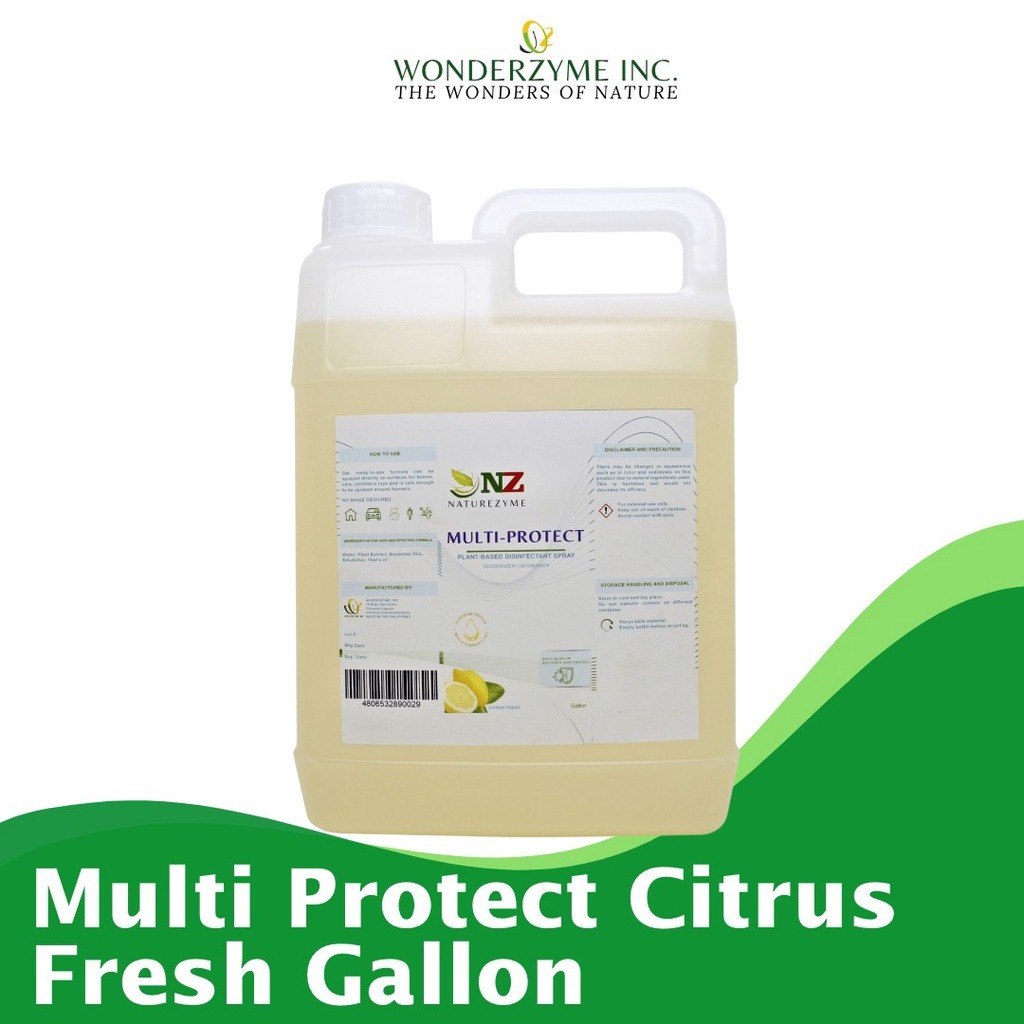 NATUREZYME MULTI-PROTECT Plant- Based Odor Remover / Disinfectant ...