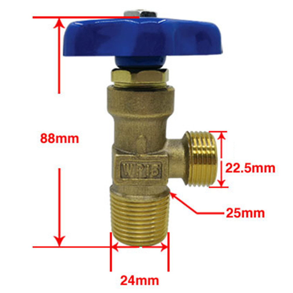 ☸Argon Gas Cylinder Valve Accessories Argon Bottle Head Assembly Copper ...