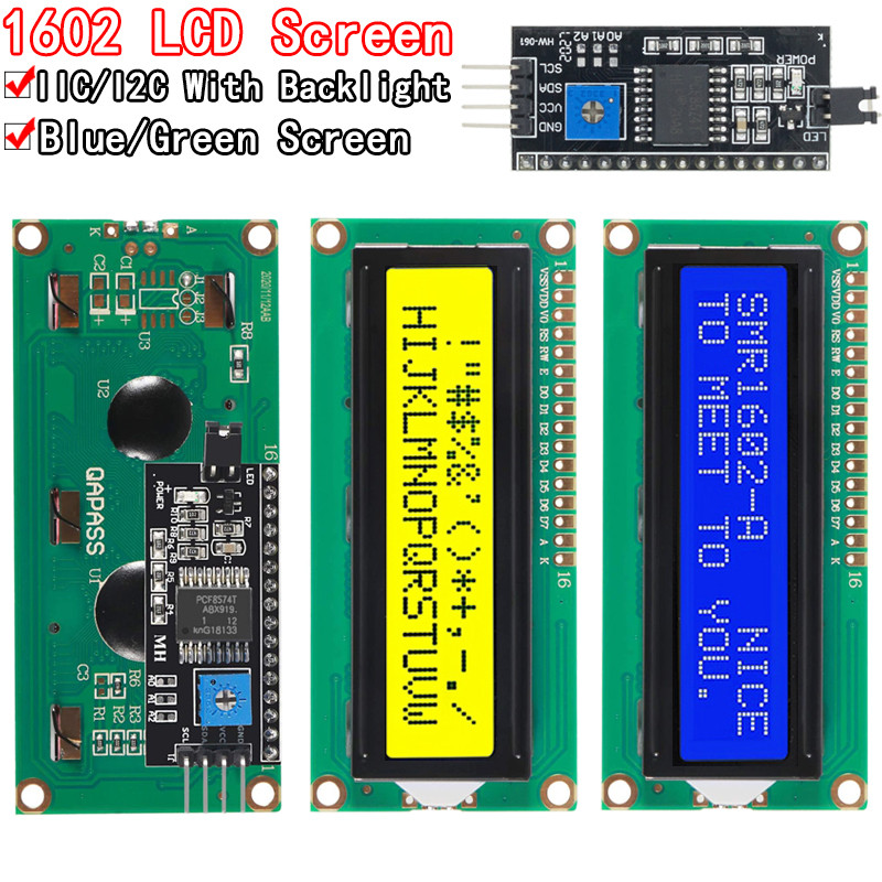 LCD module Blue Green screen IIC/I2C 1602 for arduino 1602 LCD UNO r3 mega2560 LCD1602 LCD1602 ...