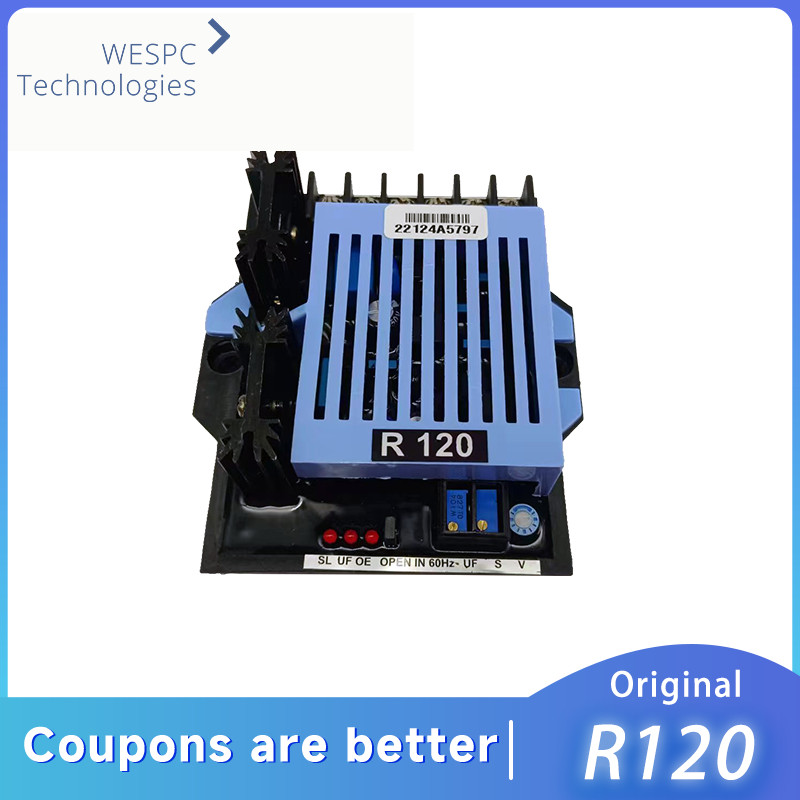 ♨Leroy Somer R120 Original AVR Brushless Diesel Generator Automatic ...