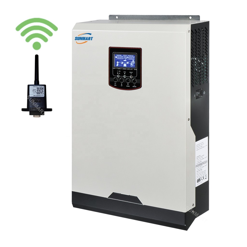 5.5KW solar inverter support 5500W solar power run without battery 100A ...