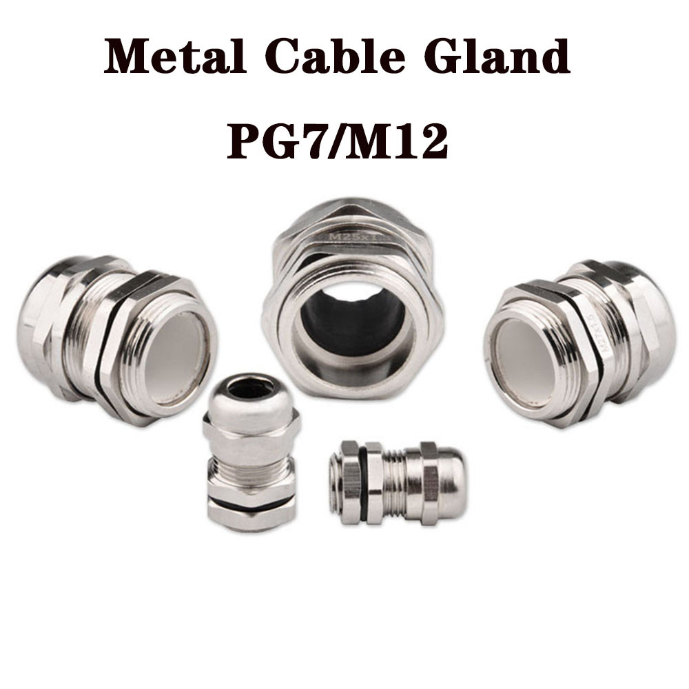 유Metal Cable Glands PG7 M12 Waterproof Nickel Brass Metal Wire ...