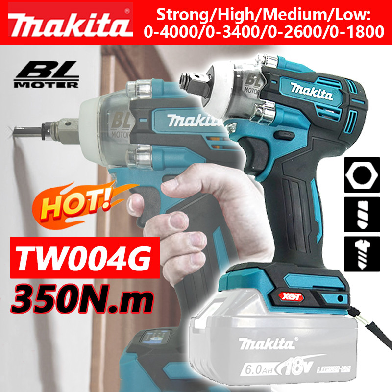 ⓞMakita TW004G 18V Electric Wrhench Cordless Machine Brushless ...