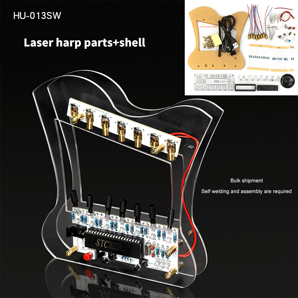 ☃DIY KIT 51 single-chip laser electronic organ electronic production ...