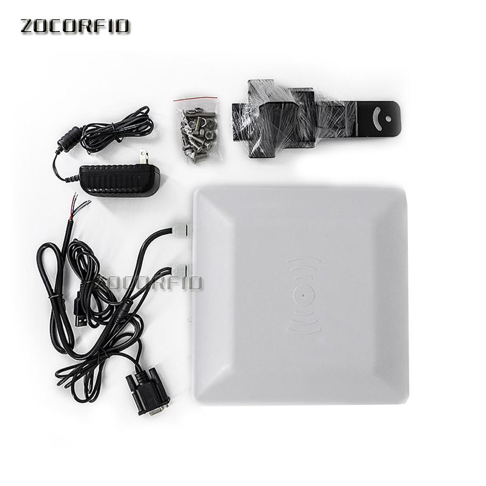 boom barrier gate car parking access system 6m UHF RFID card reader ...