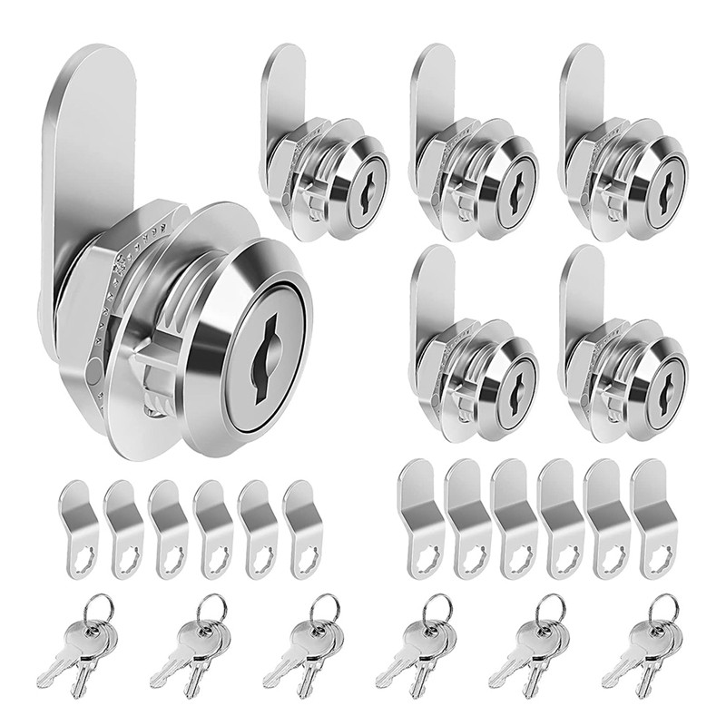 Cam Locks Cabinet Lock Keyed,5/8In(Length) Cylinder for 3/8In Max Panel ...