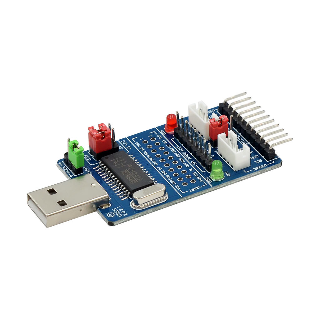 ♞CH341A USB to SPI I2C IIC UART TTL ISP Serial Adapter Module EPP/MEM ...