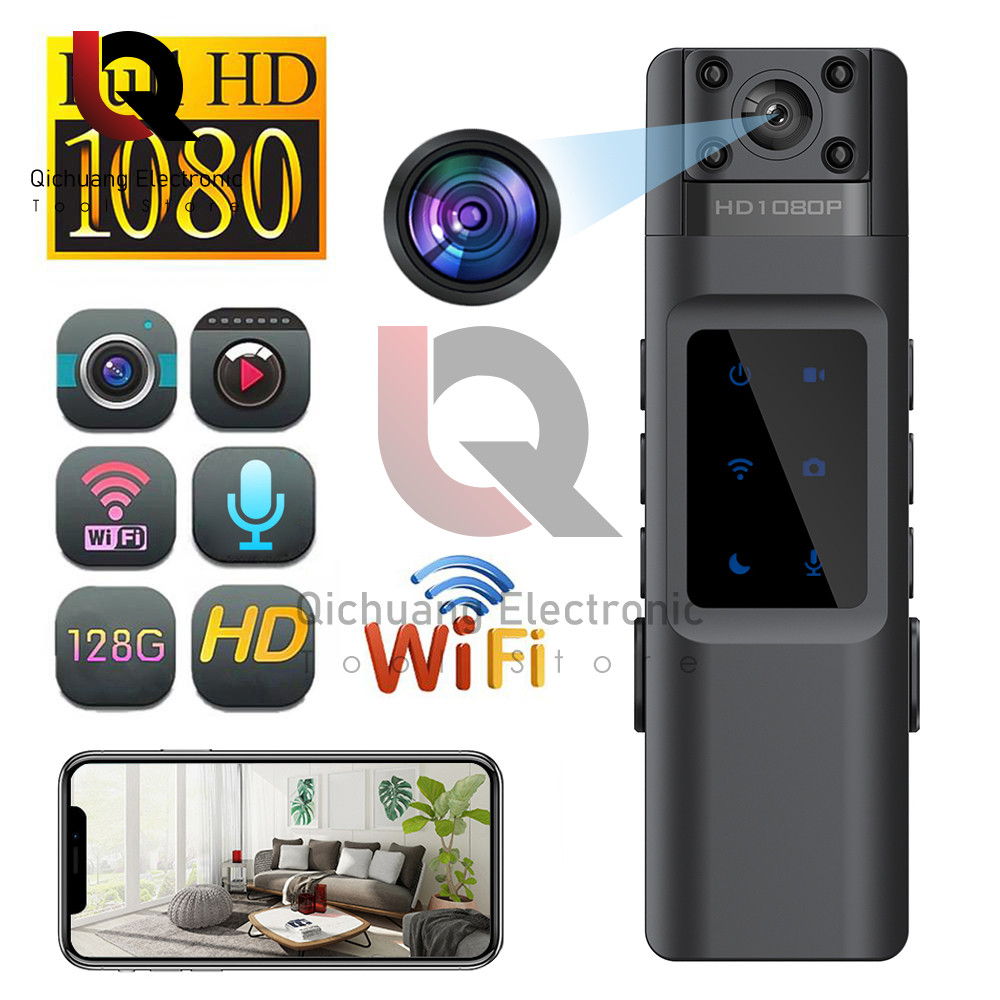 ♥L13 HD 1080P Portable Back Clip Camera Mini DV Police Recorder 180 ...
