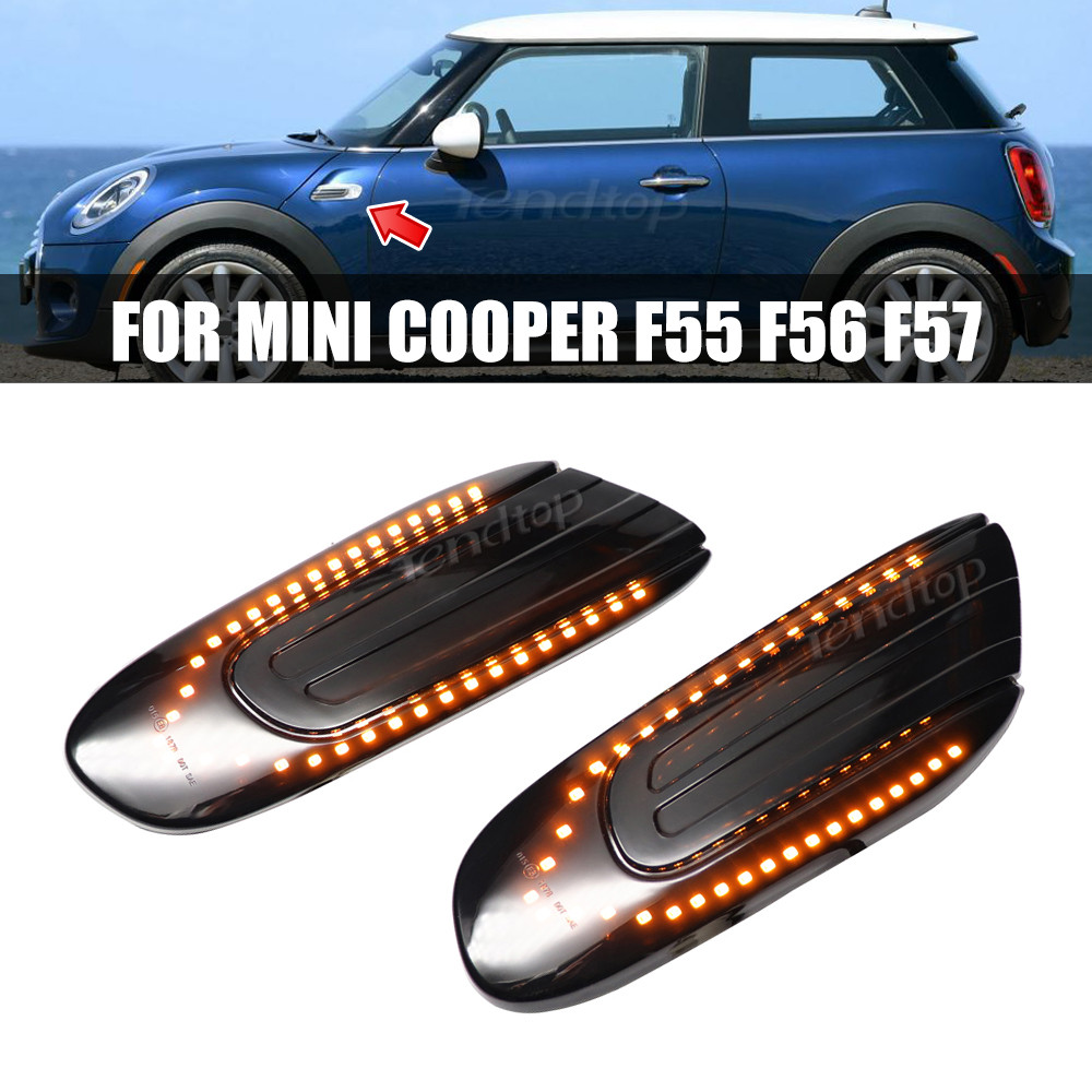 유For BMW Mini Cooper F55 F56 F57 2014-2017 Dynamic Repeater Side Marker ...