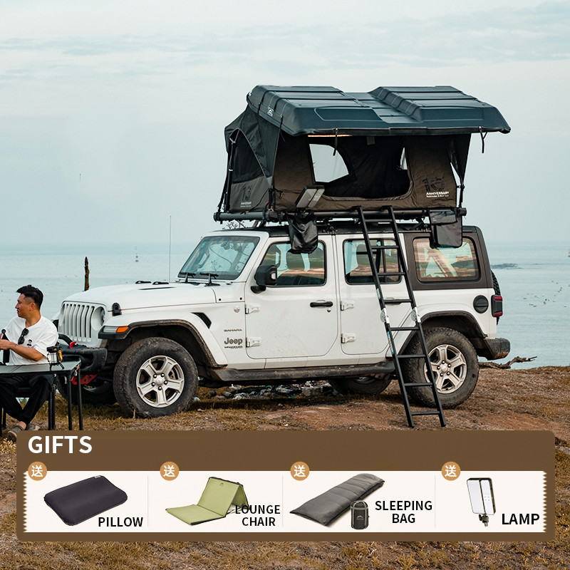 ⋛Roof tent, electric hard-top shell, fully automatic remote control ...