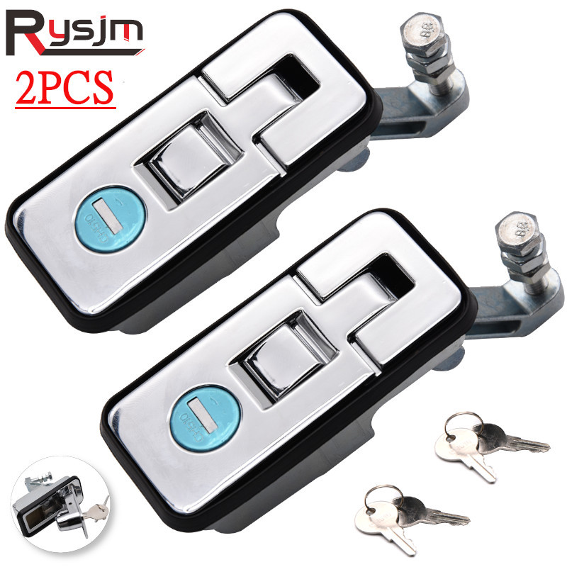 ️2Pcs High Quality Metal Compression Lock Latch Keys Cabinet Luggage ...