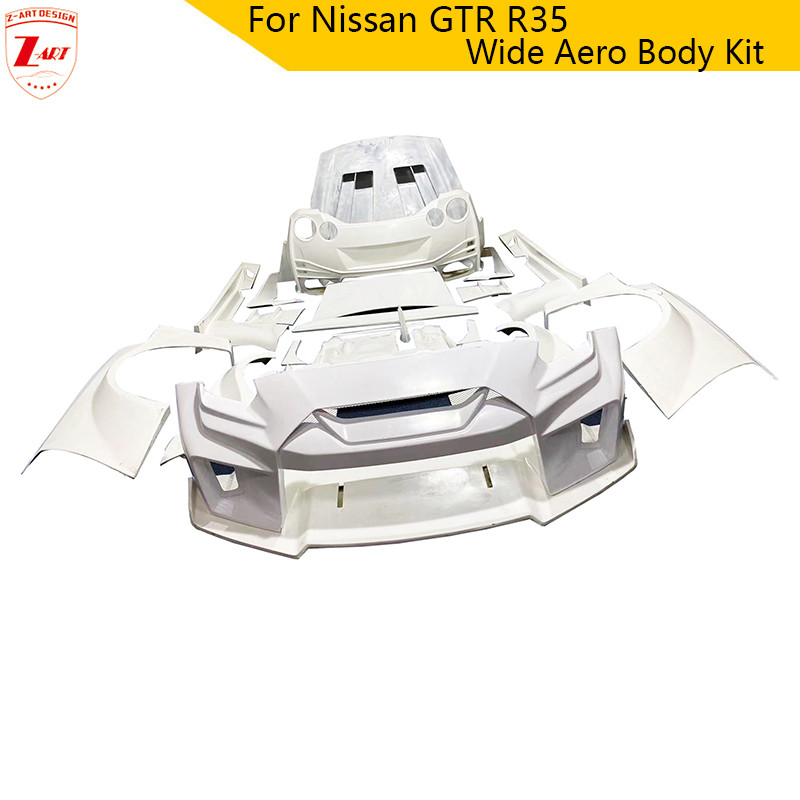 Z-ART R35 LB V3 Aero Body Kit For Nassian GTR Wide Tuning Body Kit For ...