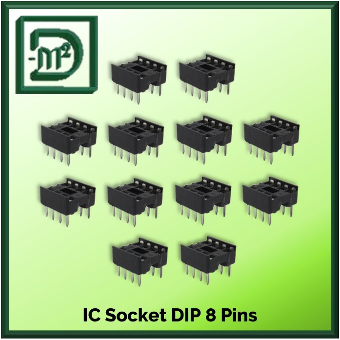IC Socket DIP 8 Pins (10pcs) | Shopee Philippines