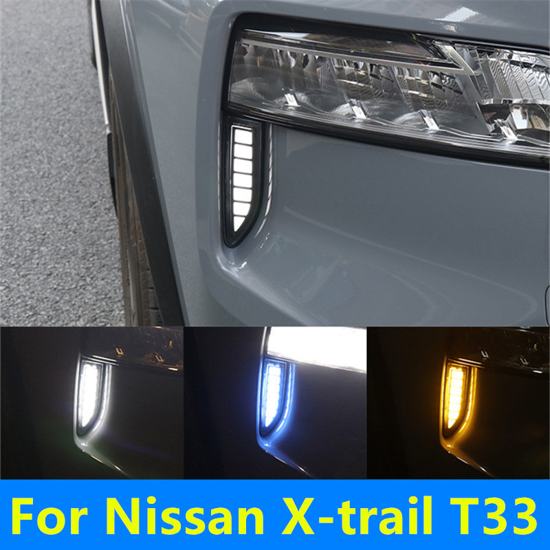 For Nissan T33 X-trail 2022 2023 2024 Retrofit of daytime running light turn signal LED stream g ...
