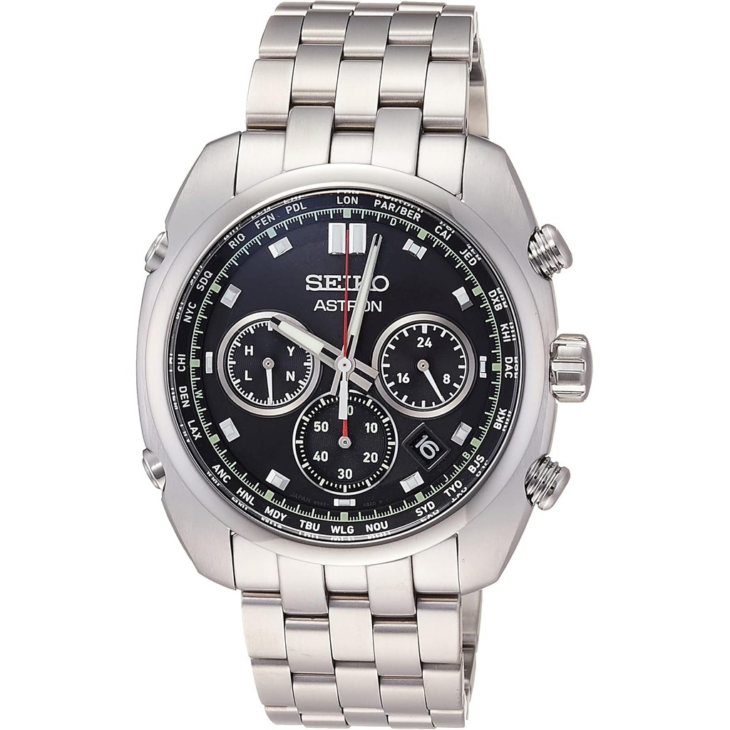 Seiko Watch Astron Original Solar Radio World Time Chronograph ...