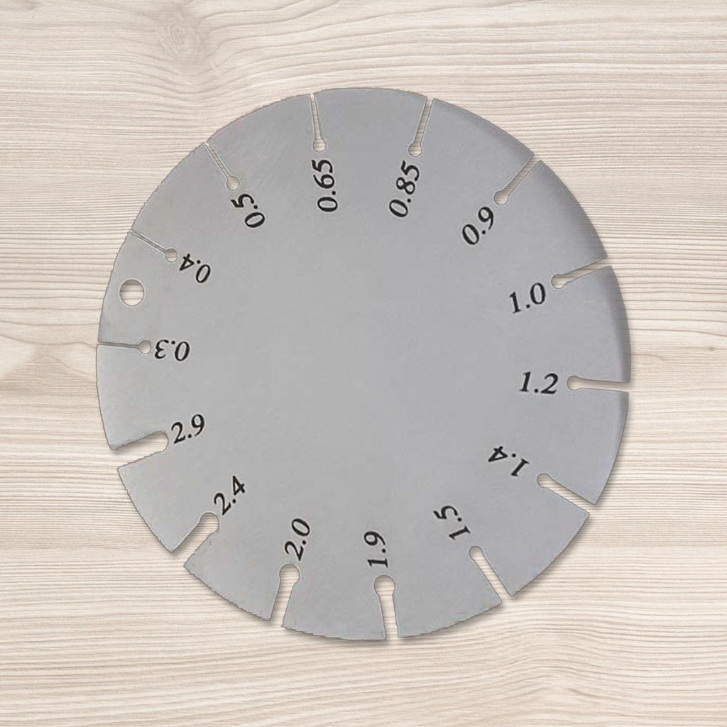 ~Stainless Steel AWG Sheet Metal Wire Cable Gage Standard Thickness ...