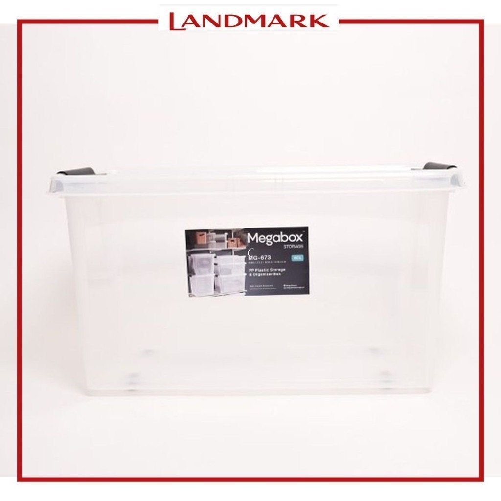 Landmark Mega Storage Box 80L 38X39.4X38cm | Shopee Philippines