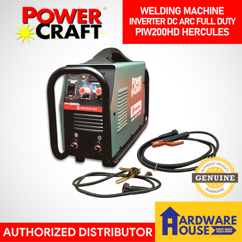 ORIGINAL POWERCRAFT HERCULES Full Duty Cycle Arc Inverter Welding ...
