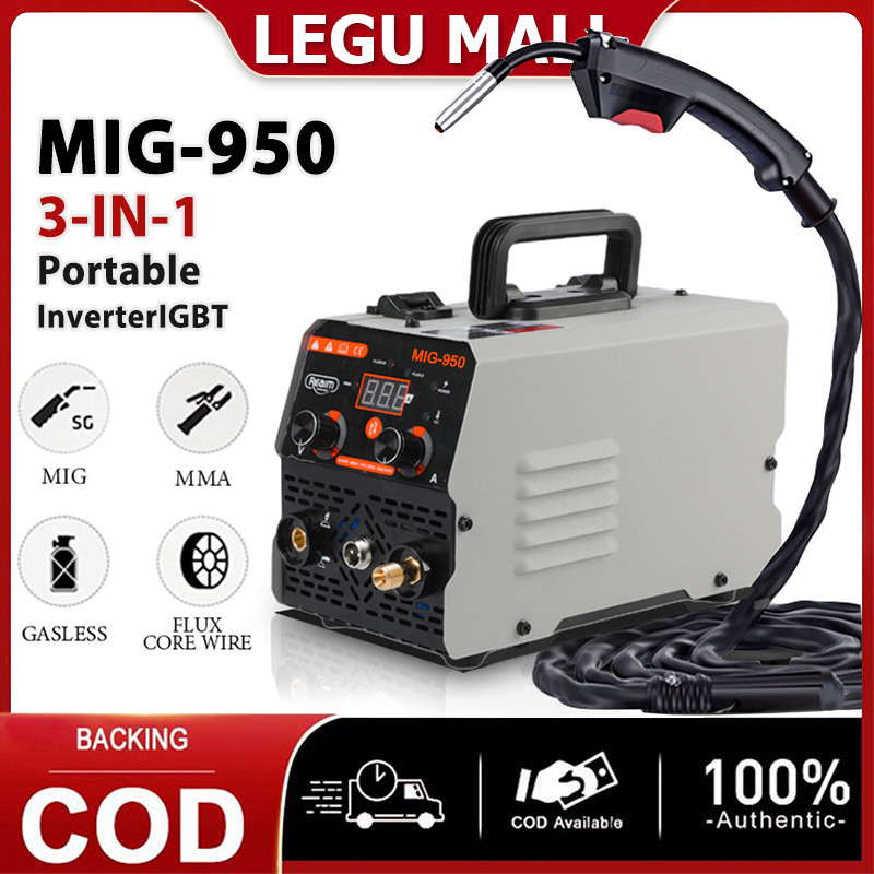 MIG Gasless Welding Machine MIG-950 ARC/MMA/MIG 3IN1 Welding Machine ...