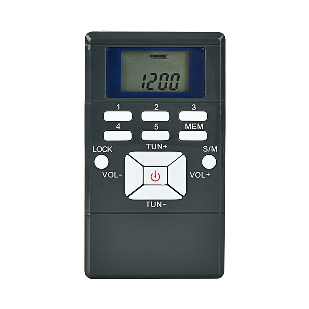 ♞Mini Portable DSP Stereo FM Radio Digital Clock Receiver for Cet-4 and ...