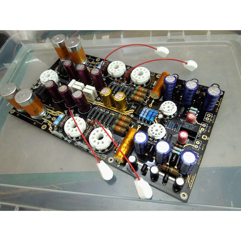 ☹HiFi Audiophile Hi-End Stereo 12AU7 Vacuum Tube Amplifier Headphone ...