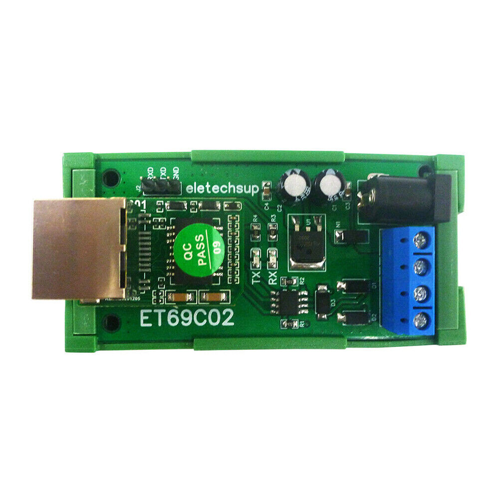 ღMQTT Modbus RTU Module Ethernet Network IP RJ45 to RS485 Bus Converter ...