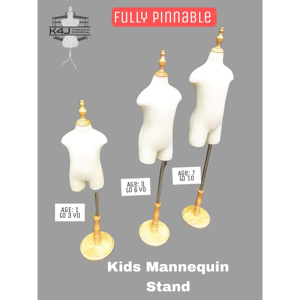 Pinnable Mannequin Kid with stand Mannequin | Shopee Philippines
