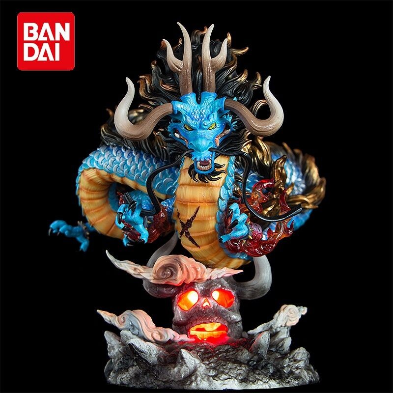 22cm One Piece Anime Figure GK Kaido Dragon Form Four Emperors With ...
