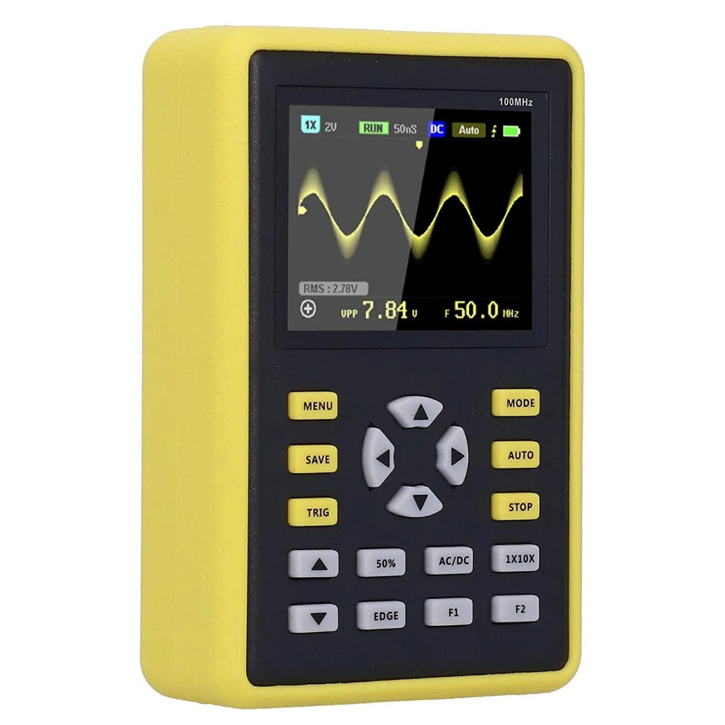 2.4" Screen Pocket Hand-held Digital Oscilloscope with 500MS/s Sampling ...