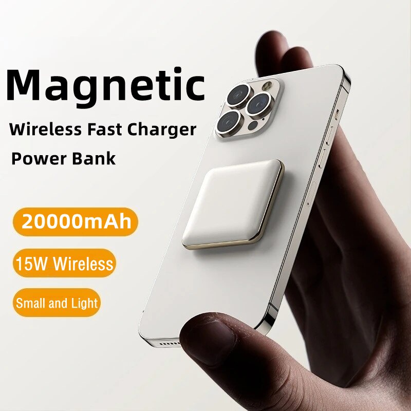 10000mah Fast Charger Magnetic Wireless Power Bank For Xiaomi iPhone 13 ...