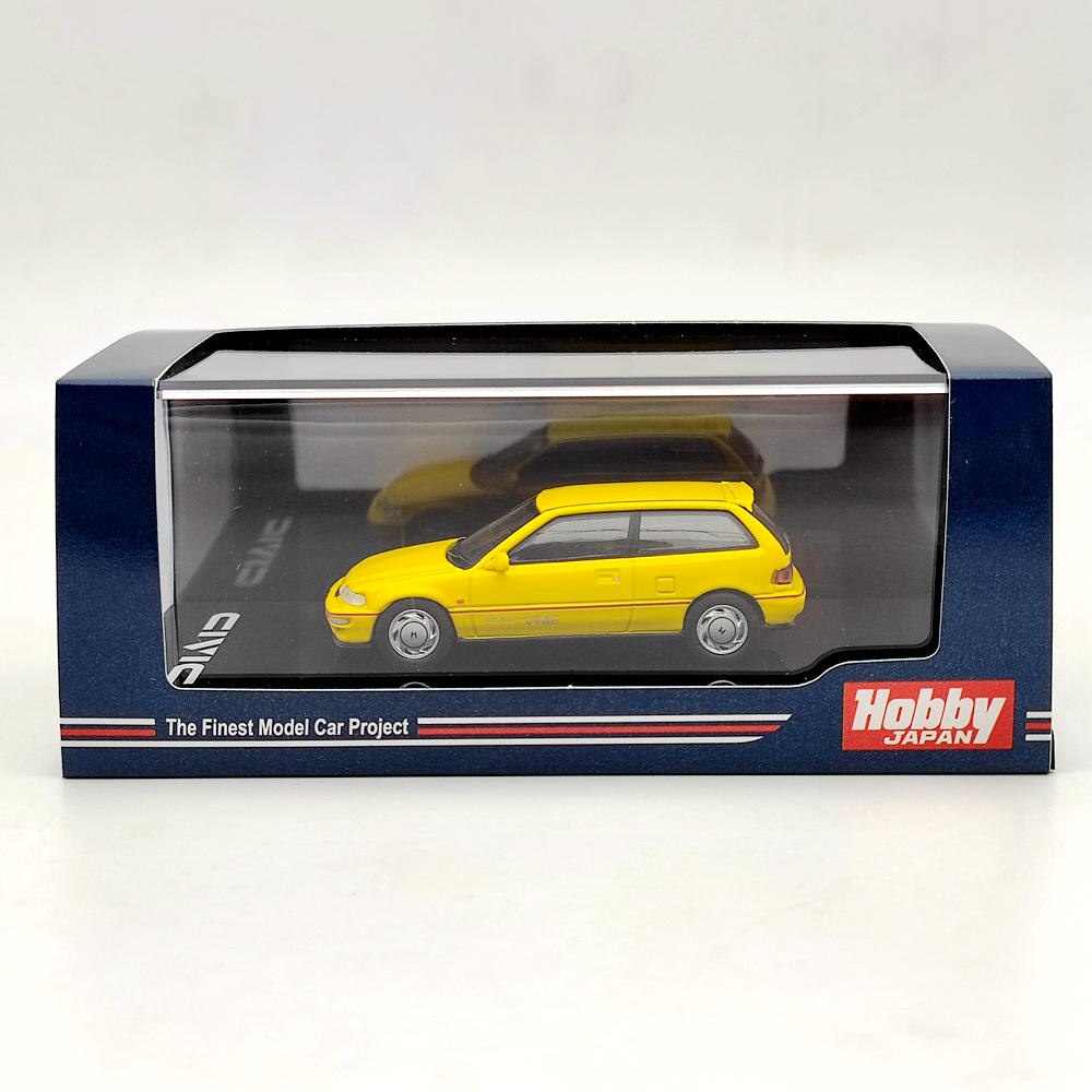 Hobby Japan 1/64 For Civic (EF9) SiR Ⅱ Yellow HJ641031AY Diecast Toys ...