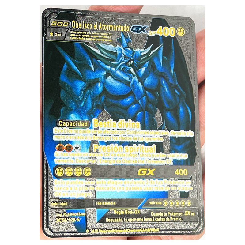 27 Styles Pokemon Obelisk the Tormentor Metal Card VMAX Toys Hobbies ...