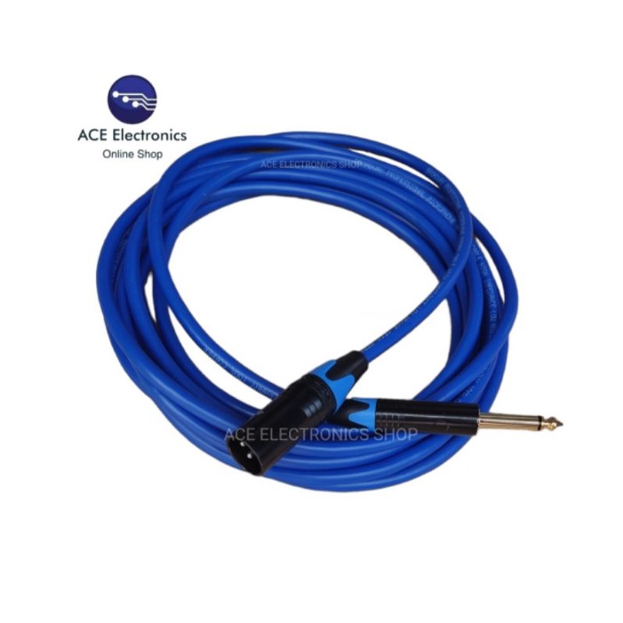 HEAVY DUTY XLR MALE TO PL AUDIO CABLE | Shopee Philippines