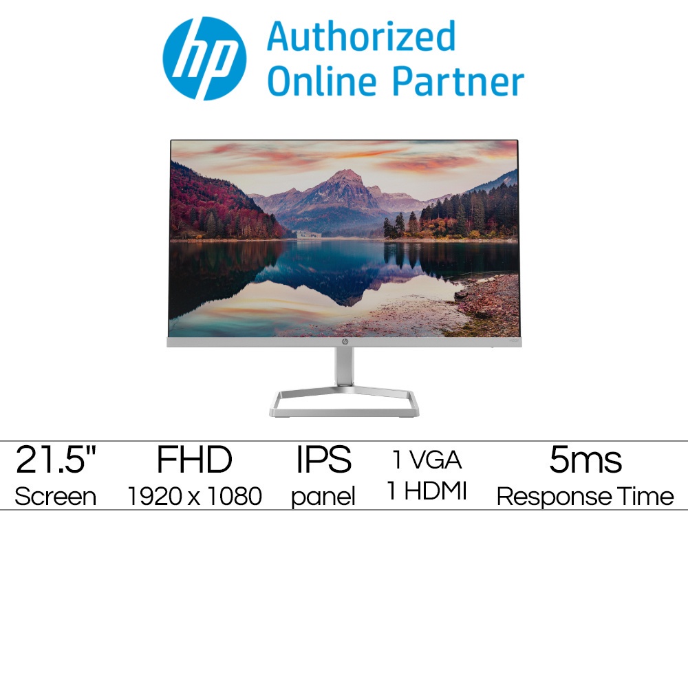 HP M22F Monitor Full HD 1920 x 1080 HDMI, VGA 21.5inch | Shopee Philippines