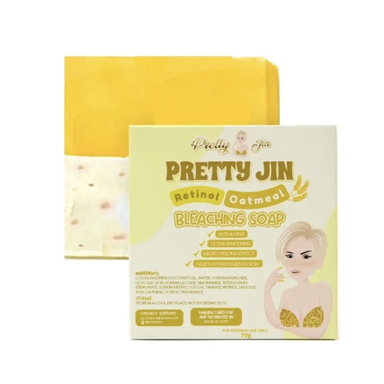 Pretty Jin Retinol Bleaching Soap | Shopee Philippines